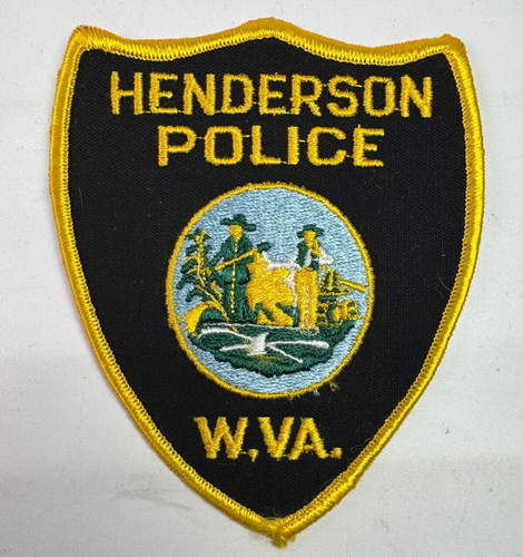 Henderson Police West Virginia WV Patch J10 | eBay
