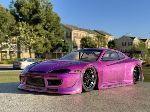 TRAXXAS 4TEC 2.0 VXL BRUSHLESS RTR W/ NISSAN SILVIA BODY S15 CUSTOM ...