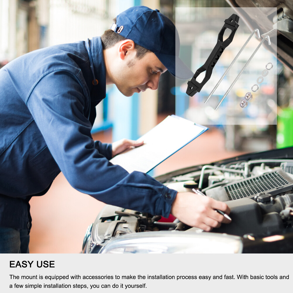 Accessories Fixing Battery Bracket Black For Car Mount Portable Heavy ...