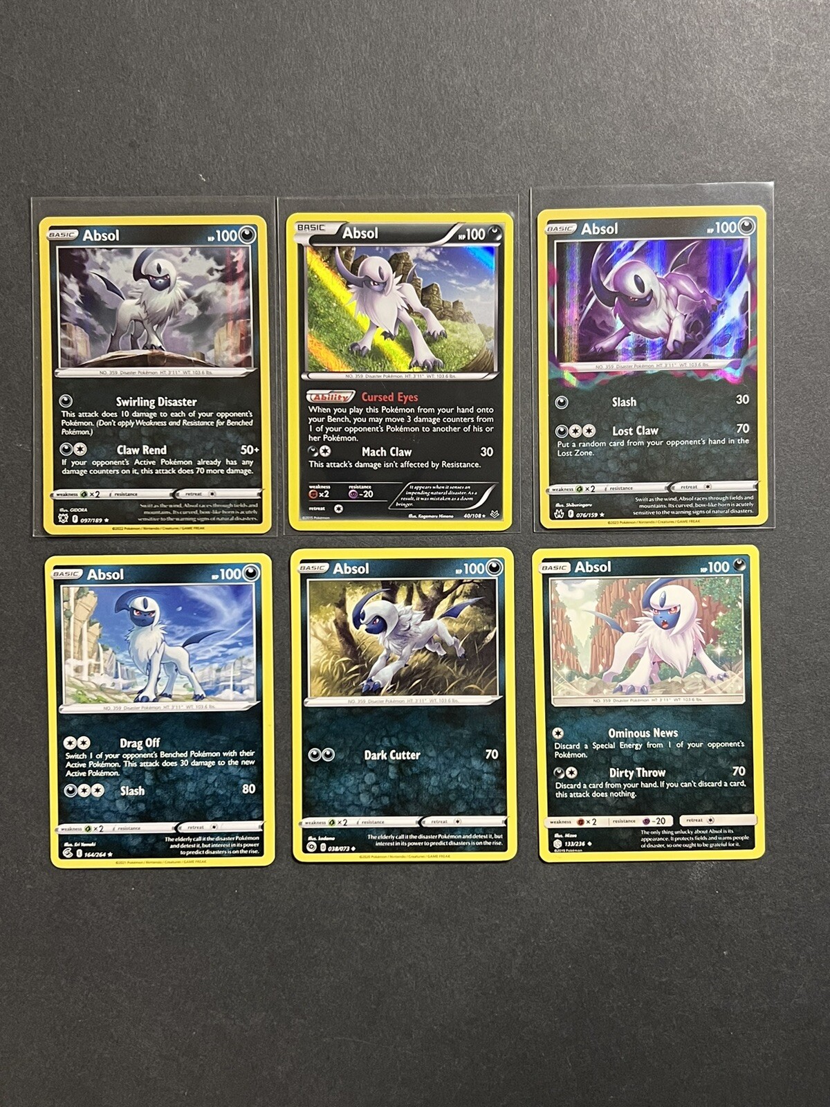 6 Absol Pokemon Card Collection Holo Rare XY SM SWSH PTCG | eBay