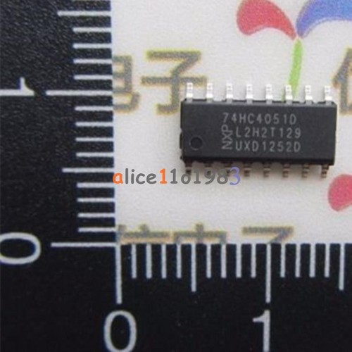 10PCS 74HC4051D SOP-16 74HC4051 SMD 8-channel Analog multiplexer ...