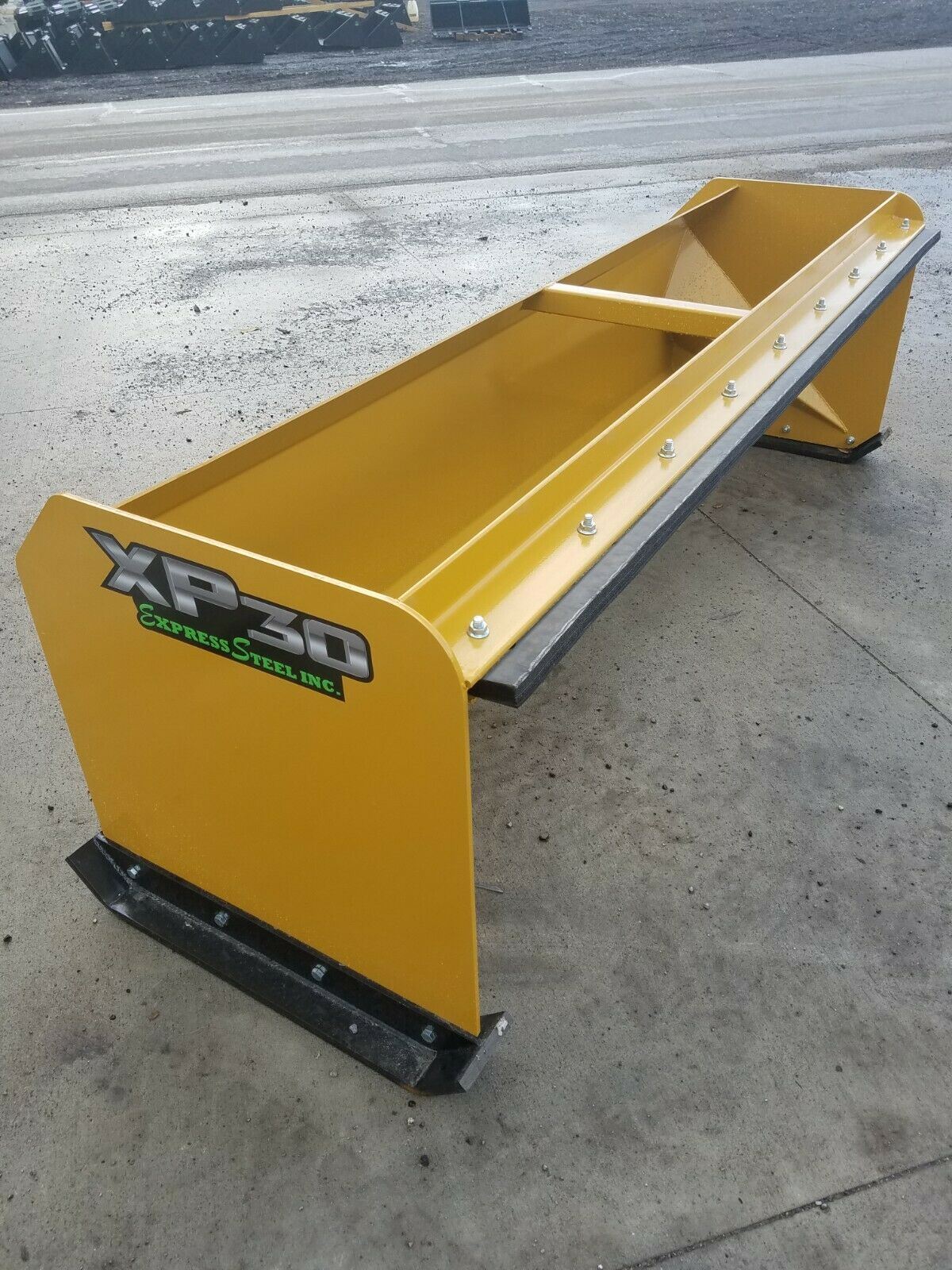 8' XP30 SNOW PUSHER/BOX- FREE SHIPPING- RTR- PULLBACK/BACK DRAG- SKID ...