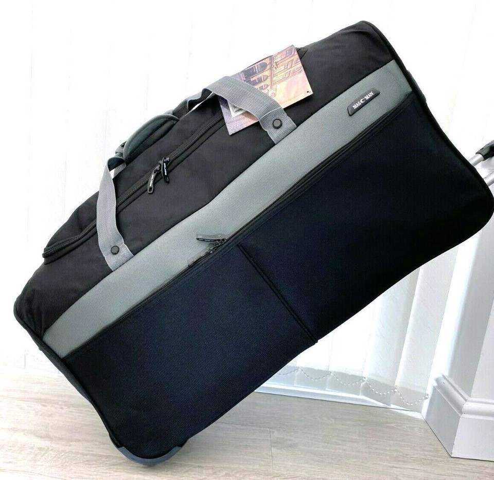 Extra Large Travel Luggage Wheeled Trolley Holdall Suitcase Duffle Bag ...