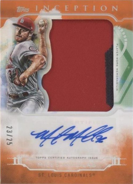 2019 Topps Inception - Inception Autograph Jumbo Patch Orange #IAJ-MM ...