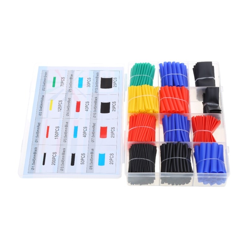 750/780/800pcs Insulation Sleeving Electrical Wire Assortment Kits | eBay
