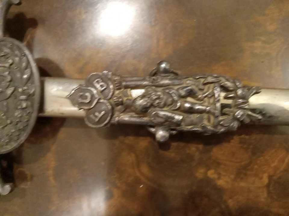 Knights Of Pythias Antique Fcb Sword Sampson W Scabbard USA Made 1800’s ...