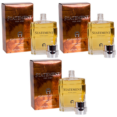 Aigner Statement 3 X 125ml after Shave for Man / Pour Homme Etienne ...