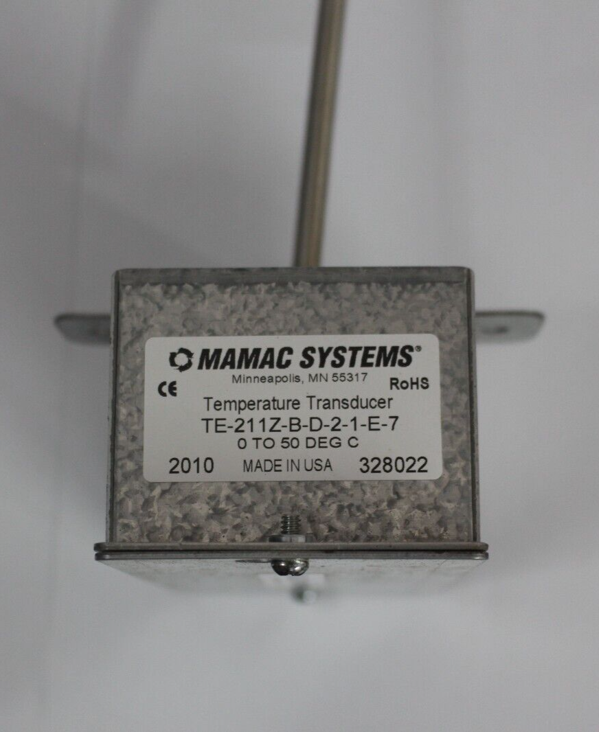 MAMAC SYSTEMS TE-211Z-B-D-2-1-E-7 Temperature Transducer | eBay