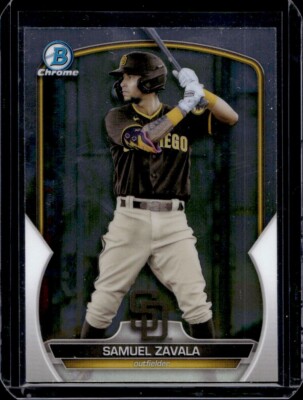 Samuel Zavala 2023 Bowman Chrome Baseball - #BCP-75 - San Diego Padres ...