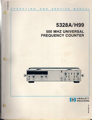 Manuals & Books - Frequency Counter