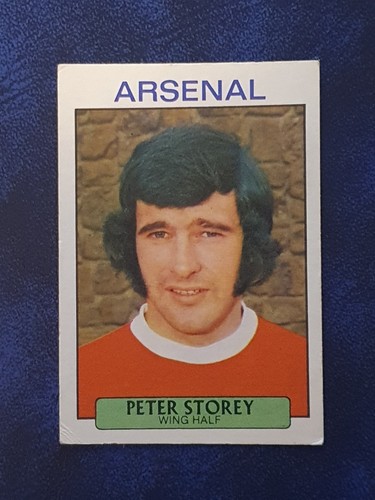 A&BC Footballer 1971/72 Purple Backs - #161 Peter Storey - Arsenal (A ...