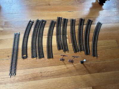 HO Scale Train Tracks, Nails, & Scenery Accessories Lot for Model Train ...