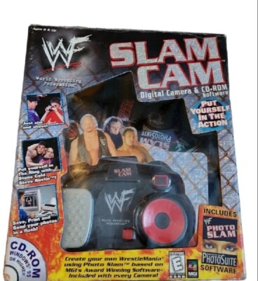 World Wrestling Federation Slam Cam Digital Camera & CD-ROM - 1999 ...