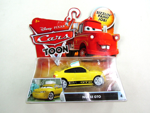 Disney Pixar Cars Toon Nurse GTO Mattel Cars Toon Movie Sealed New ...