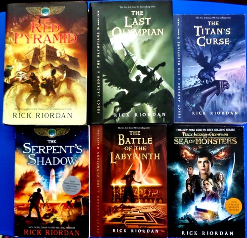 Lot 6 Percy Jackson & Olympians+ Titan Labyrinth Serpent's Red Pyramid ...