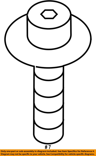 BMW OEM 12-16 328i Radiator Core Support-Cross Bar Bolt 07147301867 | eBay