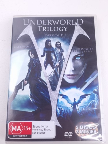 Underworld Trilogy - First 3 movies (DVD 3 disc set) Kate Beckinsale ...