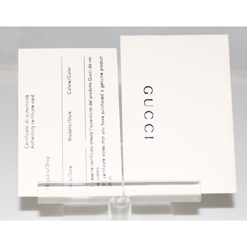 8 Gucci Authenticity Certificate Card & Envelope Only | eBay