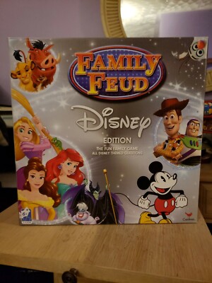 Family Feud Game Disney Edition Toy Story-Mickey Mouse-Lion King + More ...