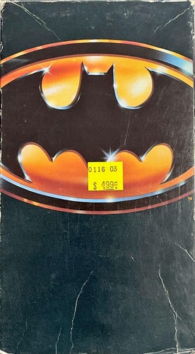 Batman ( VHS 1989 ) Starring Jack Nicholson, Michael Keaton, Kim ...