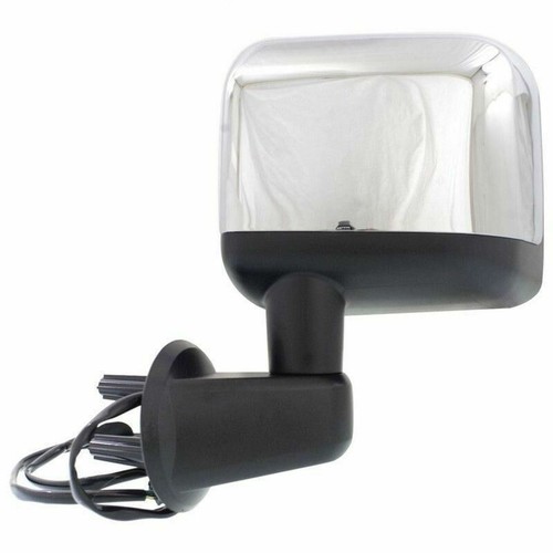 Left LH Mirror Power/Heated Foldable Chrome fits 2015 2016 2017 Jeep ...