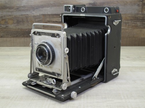 Graflex 4x5 Crown Graphic 4X5 Camera with Schneider 90mm Angulon Lens ...