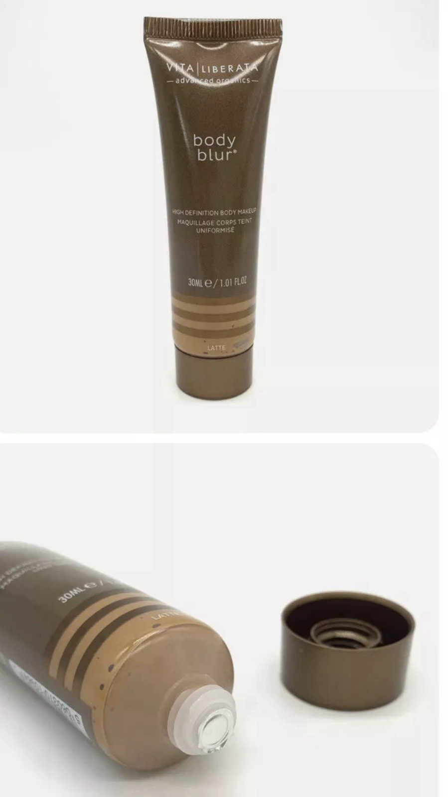 Vita Liberata Body Blur High Definition Body Makeup 30ml "Latte" Free P ...