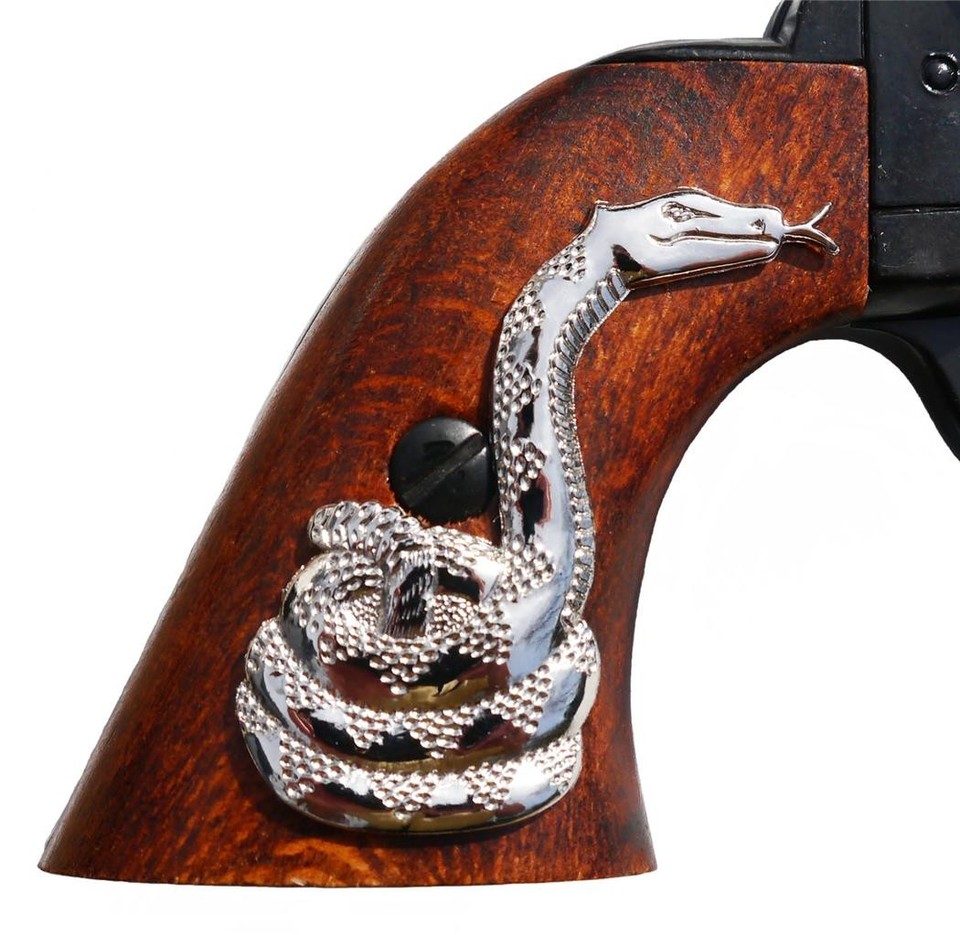 CLINT EASTWOOD movie prop Western Snake Gun Grip Inlays - All Metal ...