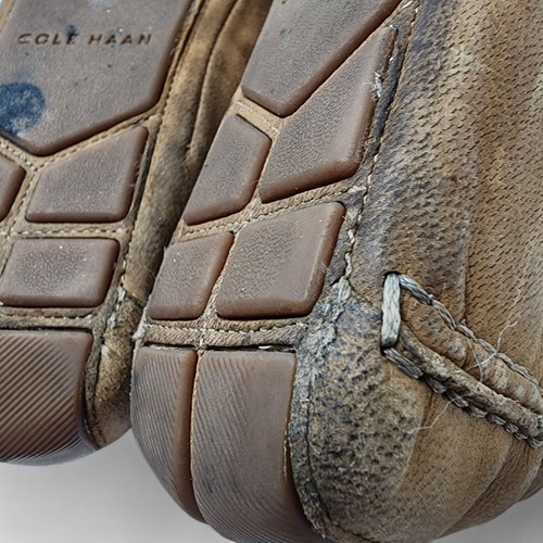 Cole Haan Women's Evelyn Bow Driver Driving Loafer Pecan Nubuck 8.5 ...