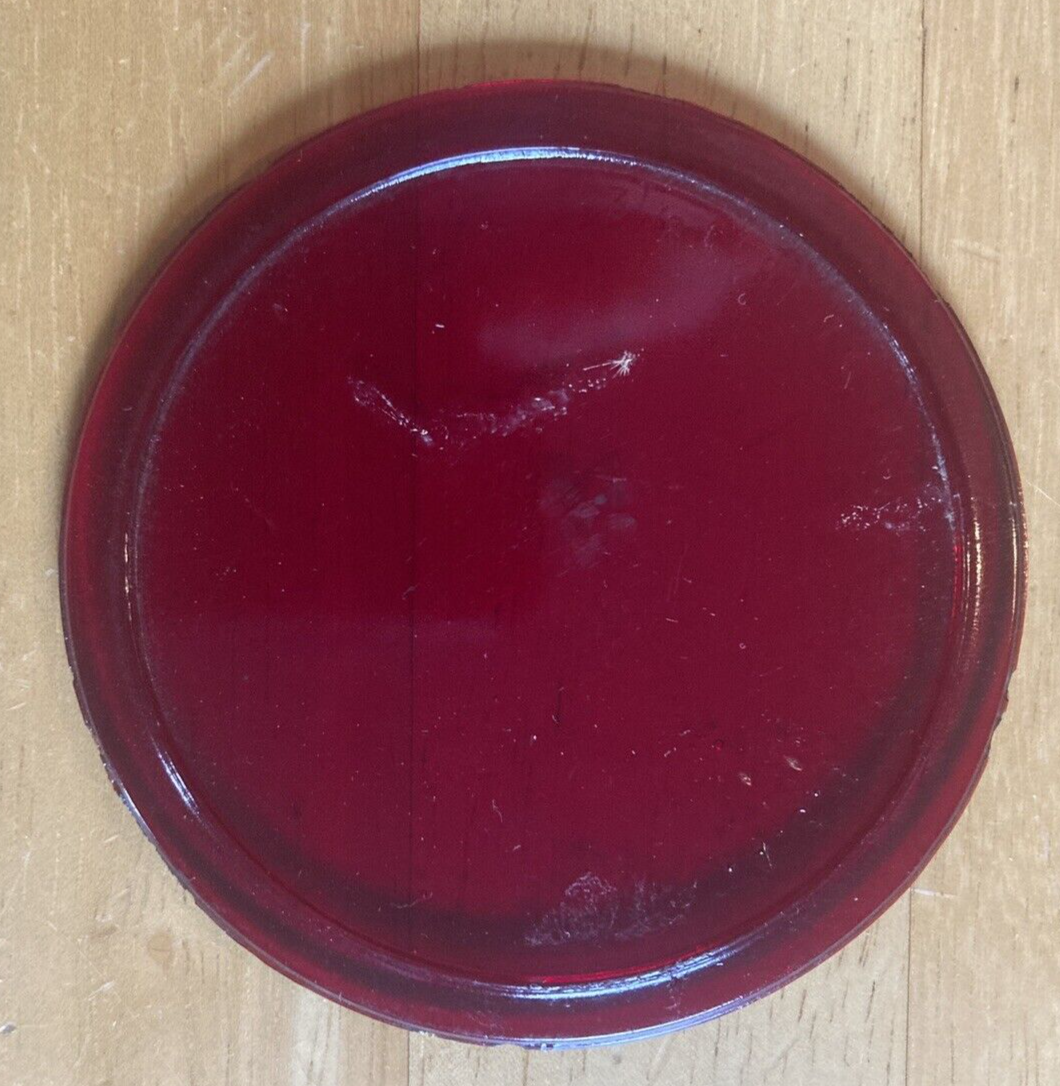 3 1/8 Inch Red Lens Glass Corning | eBay