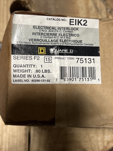 Square D EIK2 Safety Switch Electrical Interlock Kit for sale online | eBay