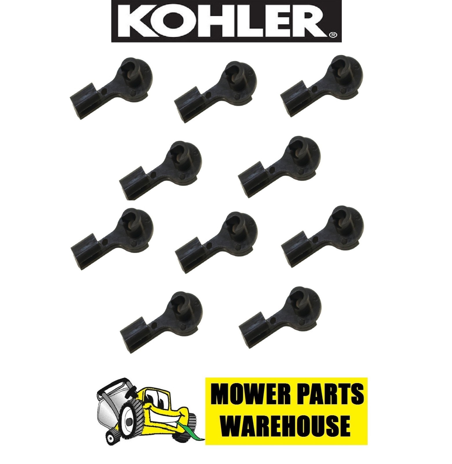 10 PACK OEM GENUINE KOHLER 25 158 11-S THROTTLE LINK BUSHING CLIPS ...