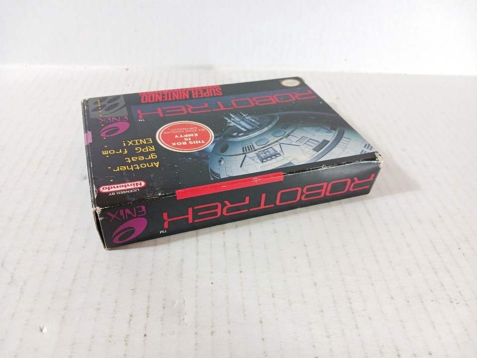 Robotrek Super Nintendo SNES Complete IN BOX CIB Tested Authentic Saves ...