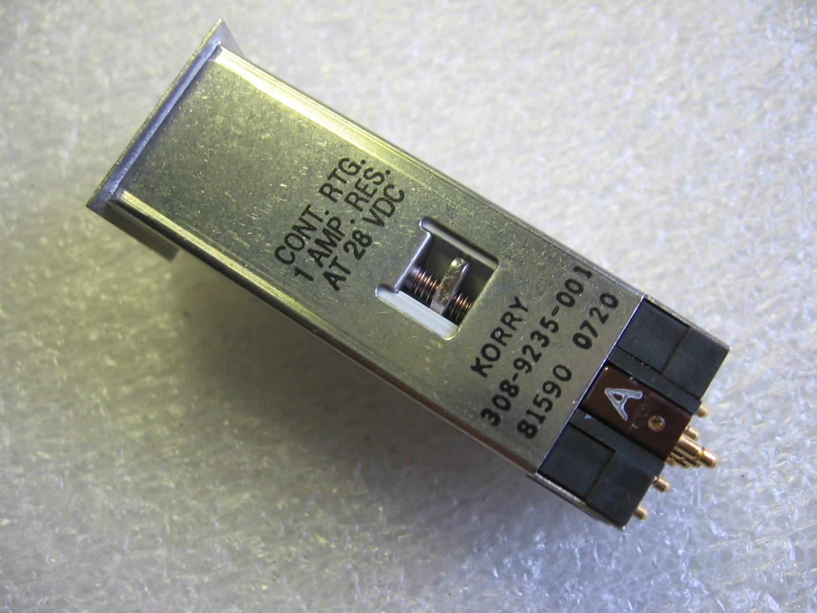 Korry Electronics Full Capacity 28VDC Push Button Display Indicator 308 ...