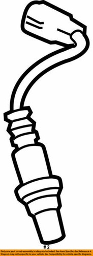 89465-36040 Toyota Sensor, oxygen no.2 8946536040, New Genuine OEM Part ...