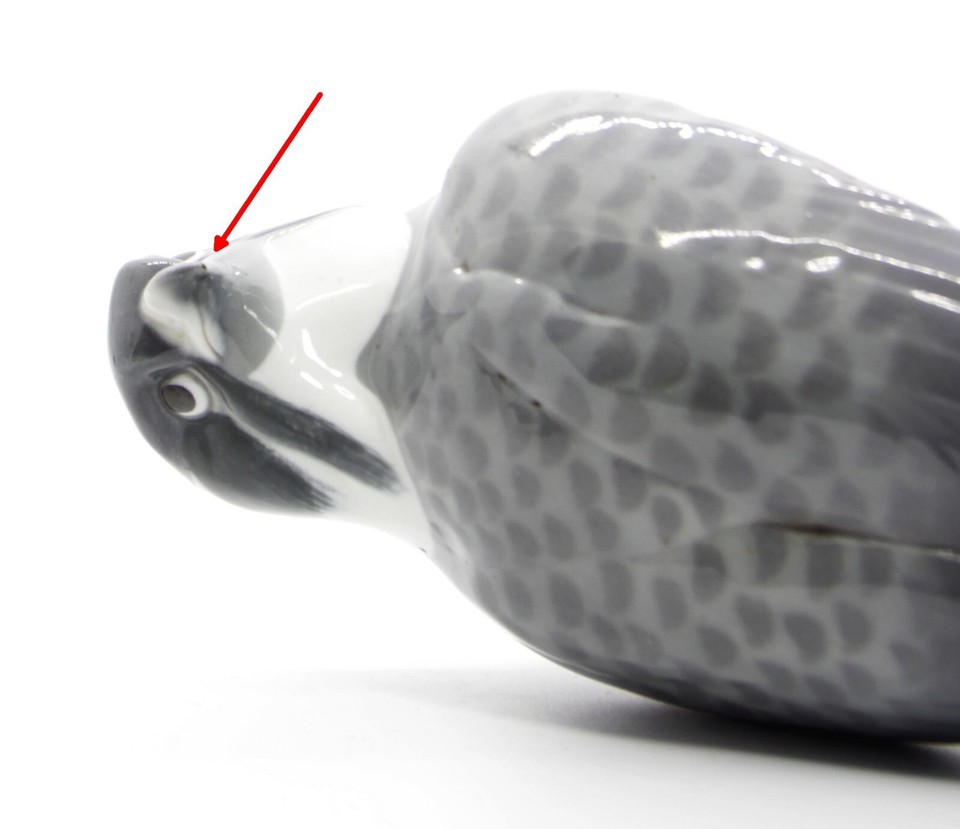 antique porcelain Falcon bird by Metzler & Ortloff, Paul Zeiller, made ...