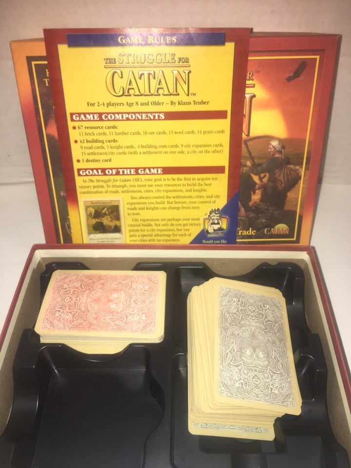 Catan: The Struggle for Catan Card Game | eBay