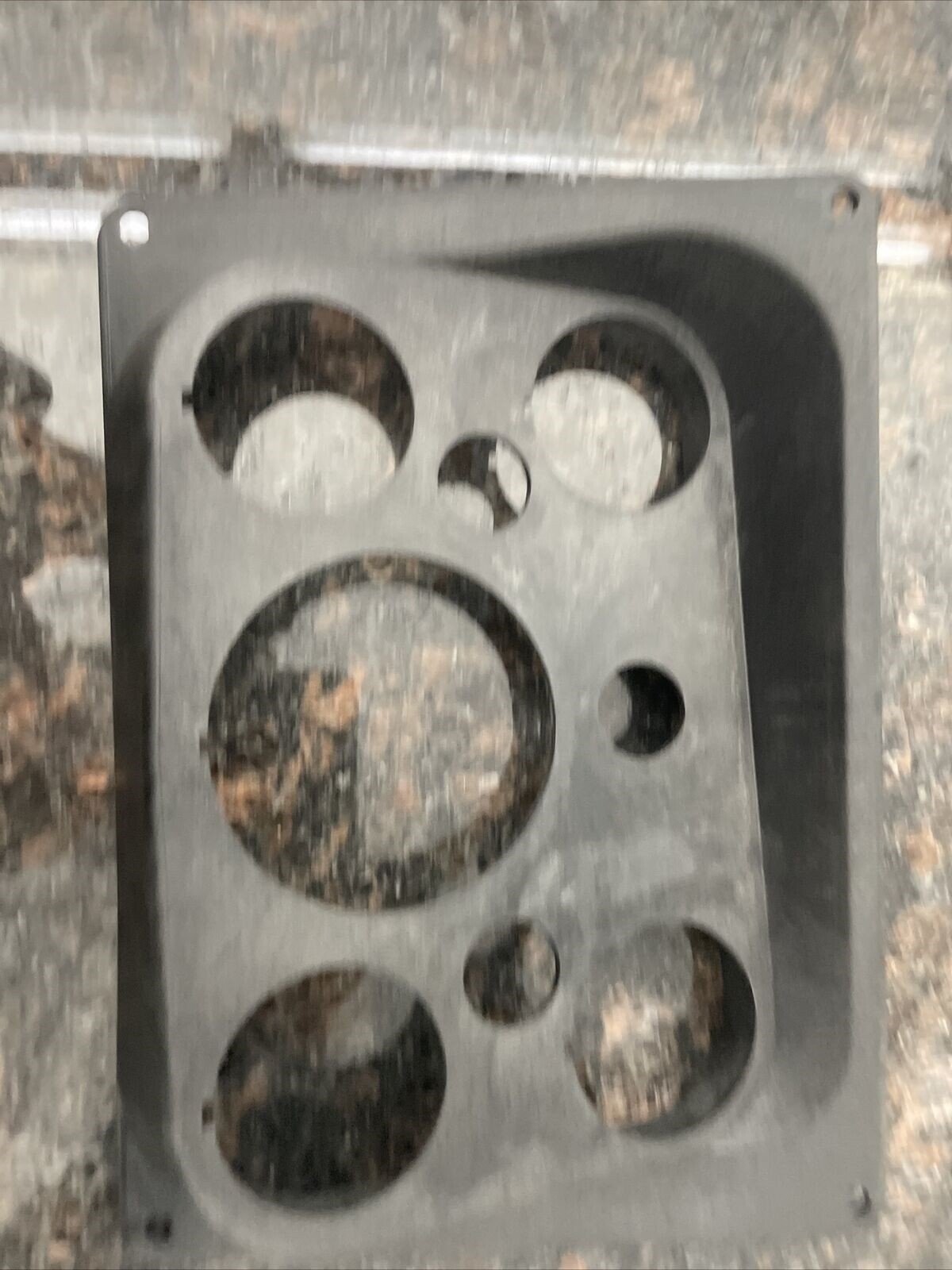 M998 Instrument Cluster Panel Bezel Backing Plate 12339735 Humvee HMMWV ...