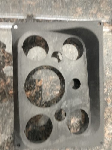 HUMMER M998 GAUGE PANEL BEZEL PLASTIC BLACK 12339735 HMMWV INSTRUMENT ...