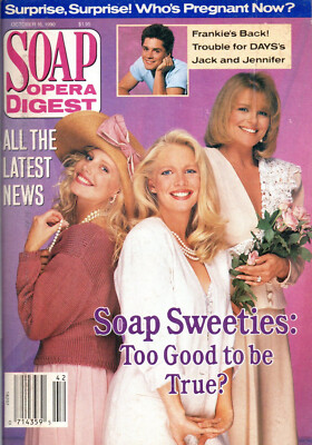 SOAP OPERA DIGEST October 16 1990 Jennifer Guthrie Lauralee Bell Judi ...