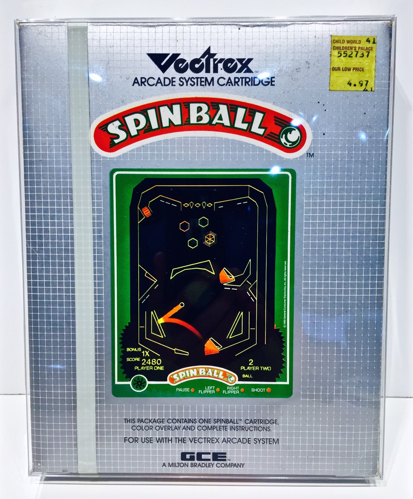 25 VECTREX Box Protectors Perfect Fit! Clear Video Game Cases Boxes CIB ...