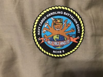 US NAVY CARGO HANDLING BATTALION 8 Patch | eBay