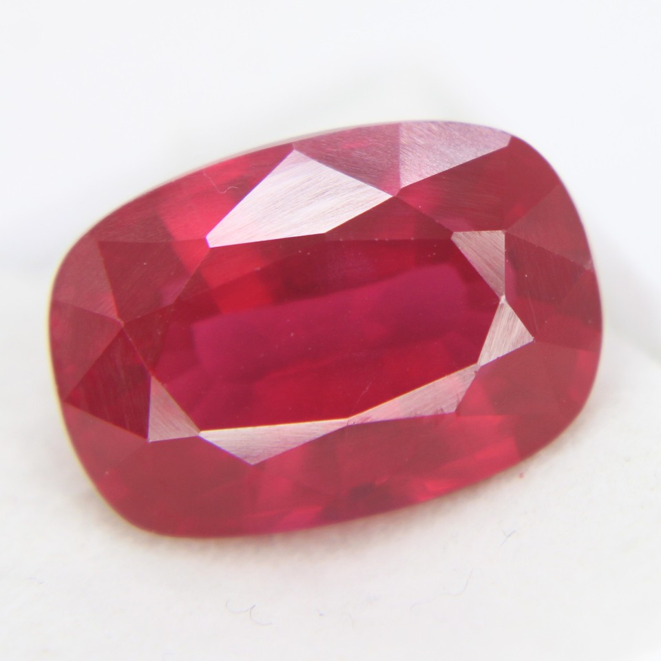 12.20 Ct Natural Ruby Red Eye-Clean Cushion Shape Loose Gemstones ...