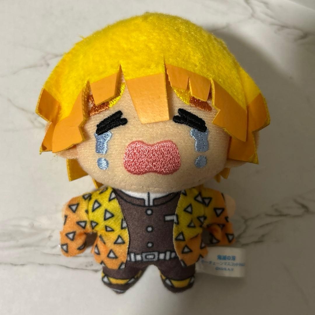 Demon Slayer Zenitsu Agatsuma Keychain Mascot Crying Face Vol.5 Japan ...