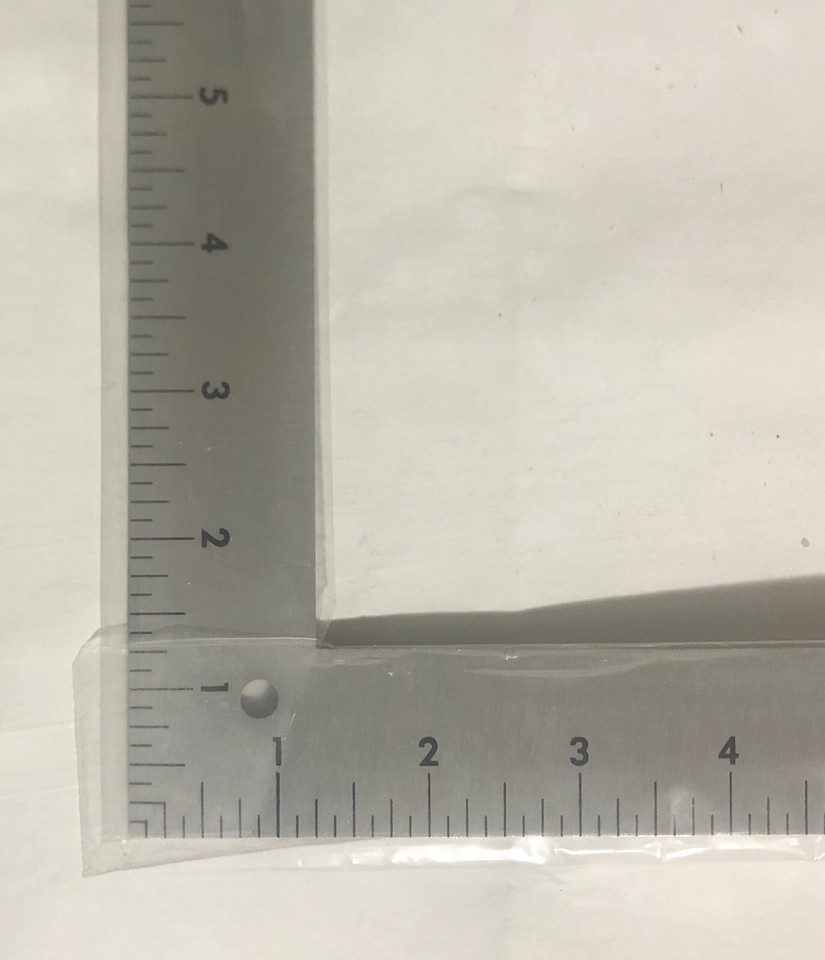 Fairgate 24" x 14" L-Square - Metal Tailors Rulers Inch and CM #FG50 ...