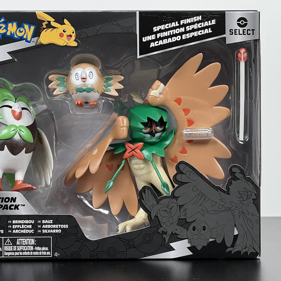 Pokémon Select Evolution Multipack Rowlet/Dartrix/Decidueye Action ...