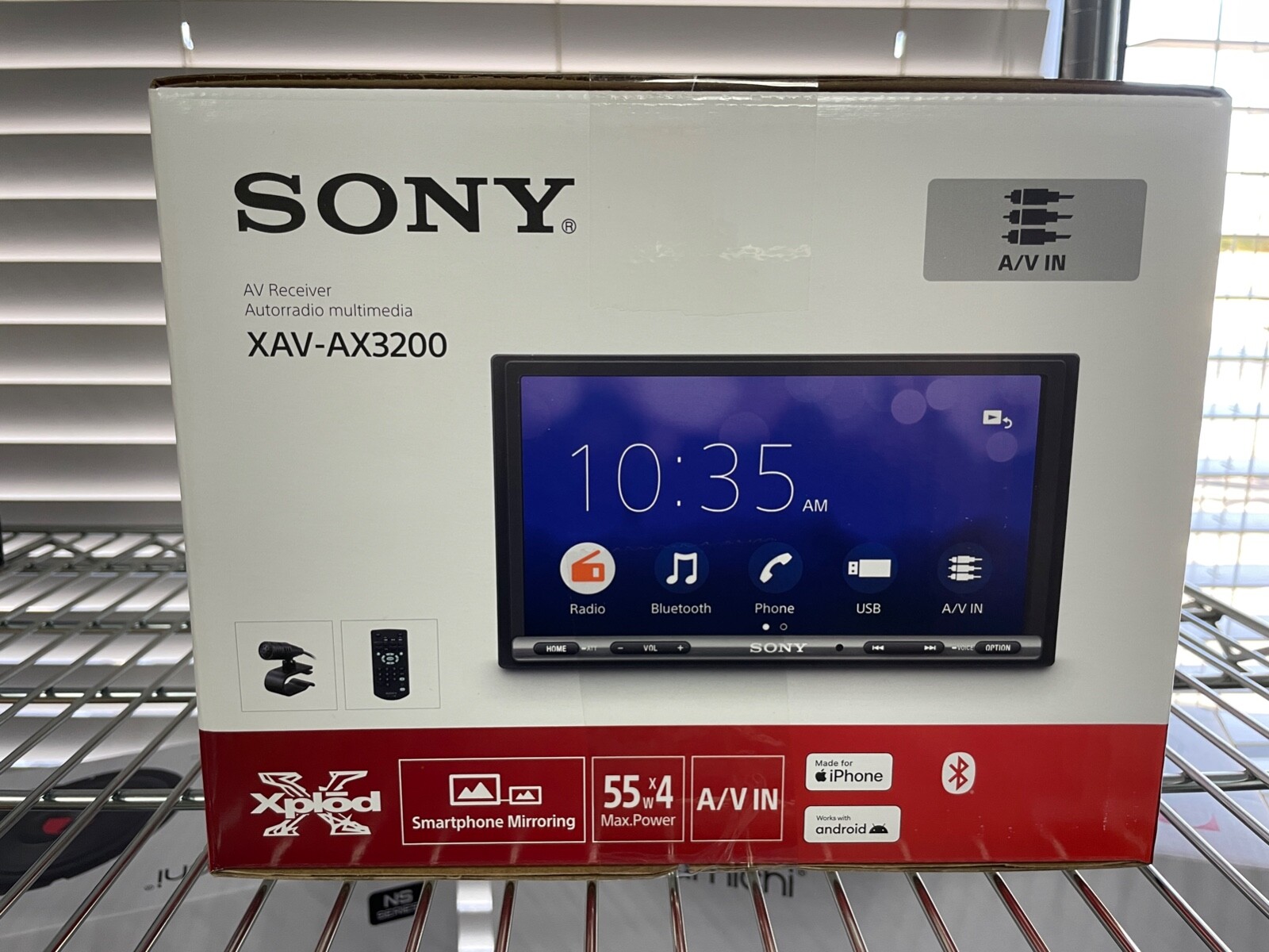 AUTHENTIC SONY XAV-AX3200 6.95" MEDIA CAR STEREO WITH APPLE CARPLAY ...