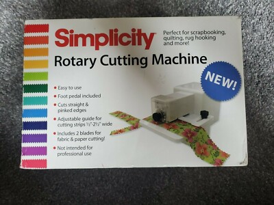 Simplicity Rotary Cutting Machine 881950 | eBay