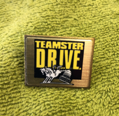 Teamsters DRIVE Hat/Lapel Pin NEW Square | eBay