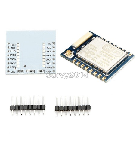 ESP8266 ESP-07 Remote Serial Port WIFI Module with IO Adapter Plate ...